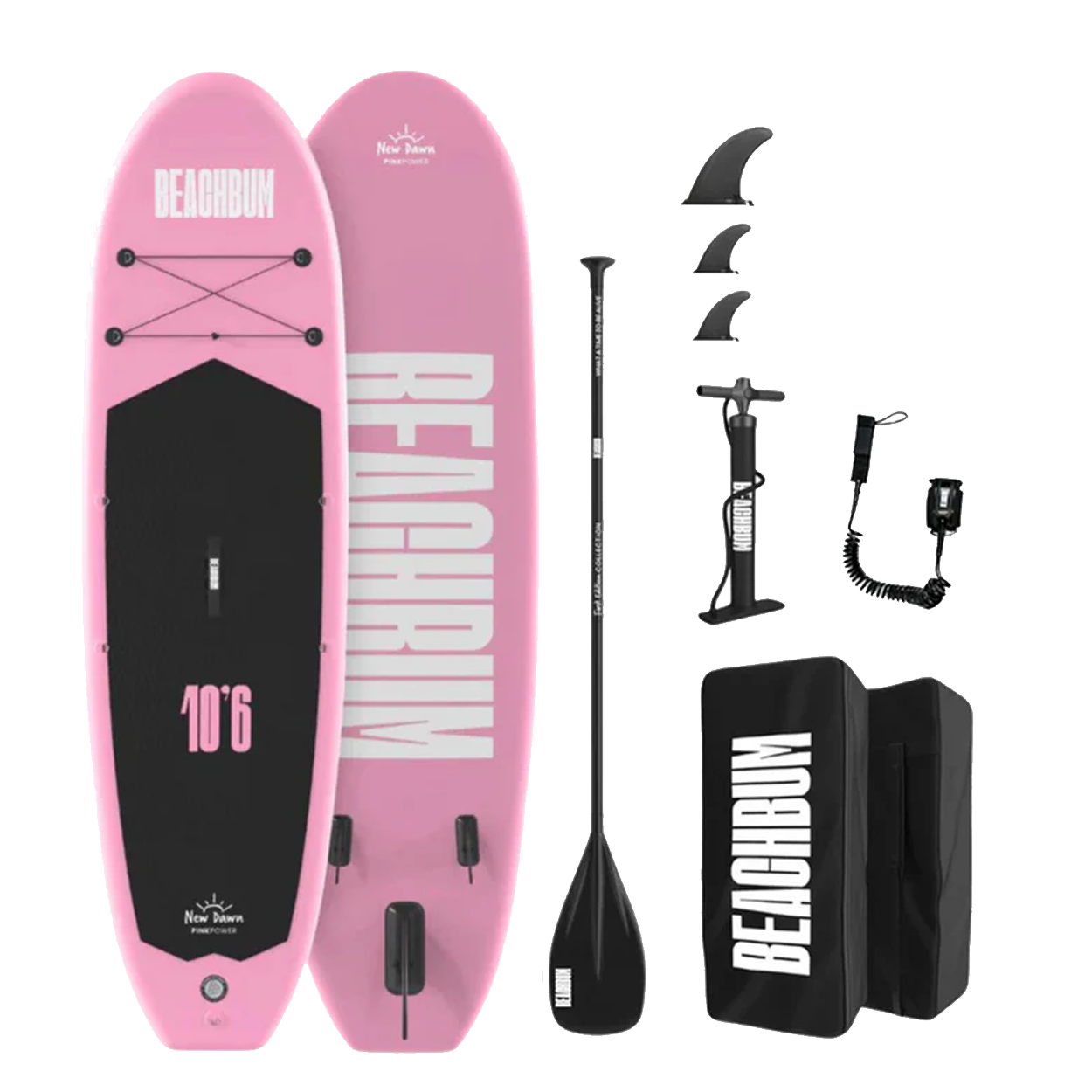 Beachbum Pink Power Paddle Board - Paddle Board | H2O Sports